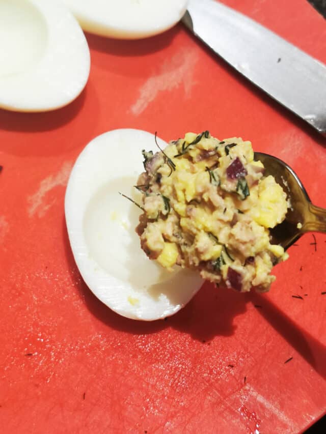 Cod Liver Deviled Eggs 0399