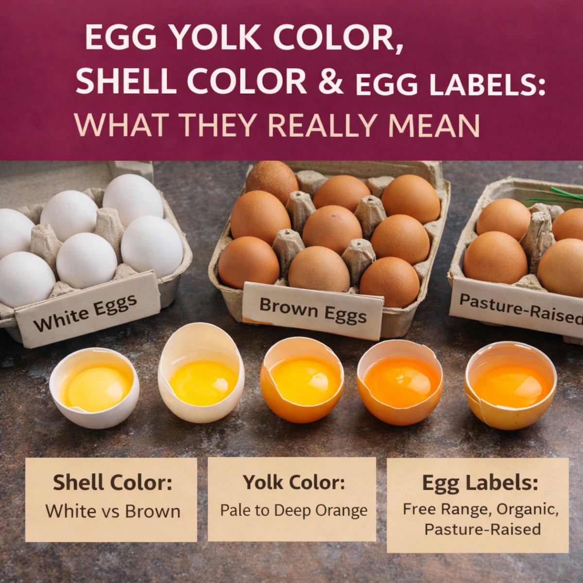 Egg Yolk Color, Shell Color & Egg Labels: What They Really Mean
